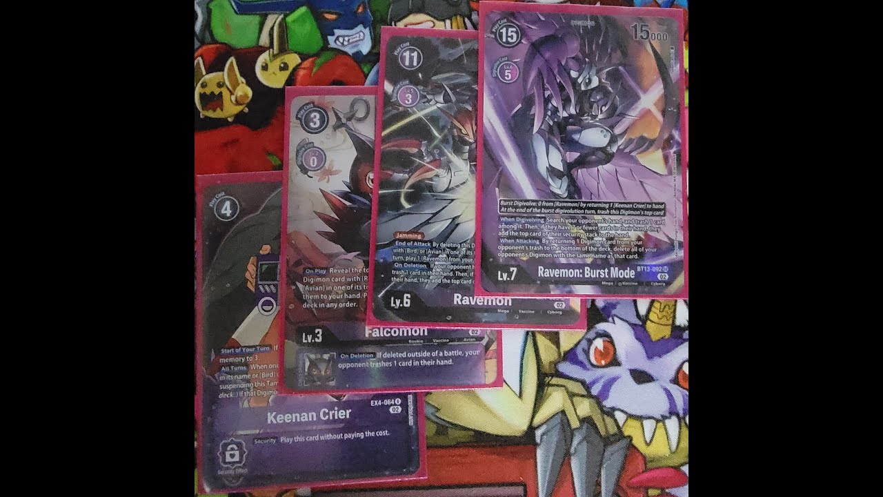 Ravemon BT13 Digimon Deck Profile - YouTube