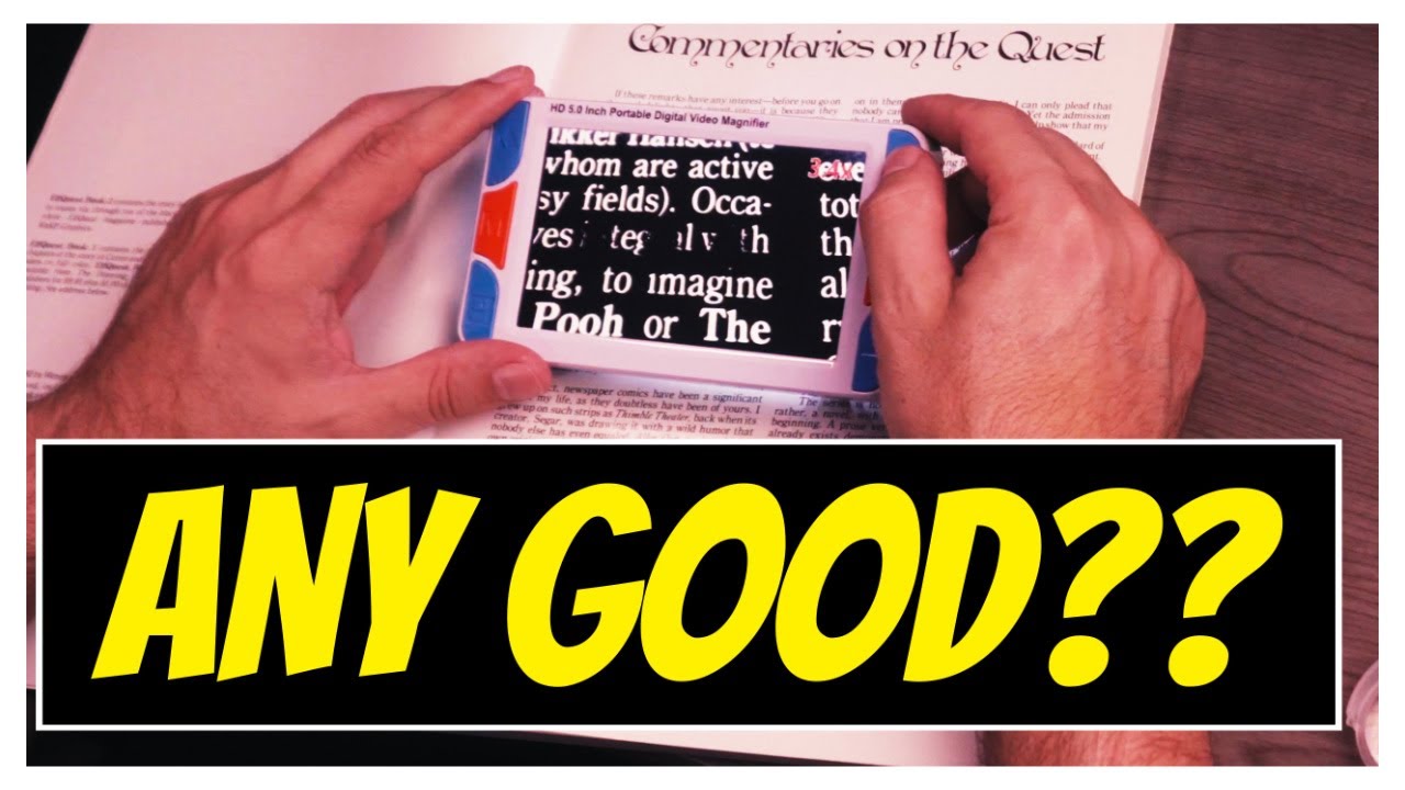 Cheap Amazon Video Magnifier Review - Eyoyo 5.0 inch Portable Video ...