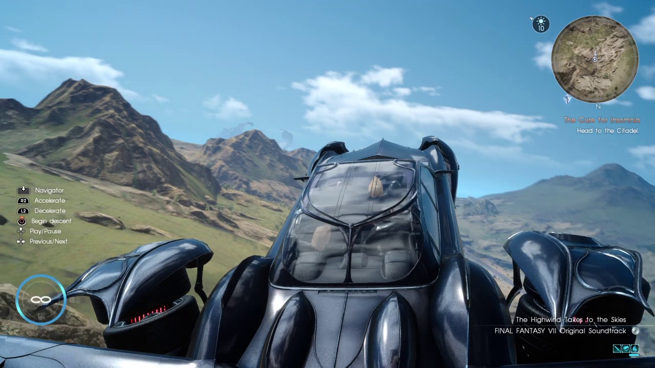 Final Fantasy XV - Flying Regalia Type-F - YouTube