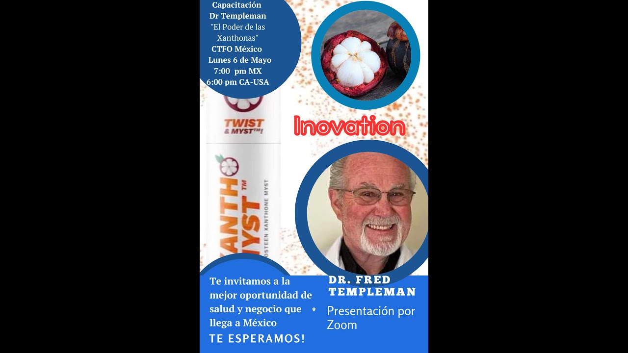 Dr Templeman compartiendo a cerca del Mangostan y XanthMyst - YouTube