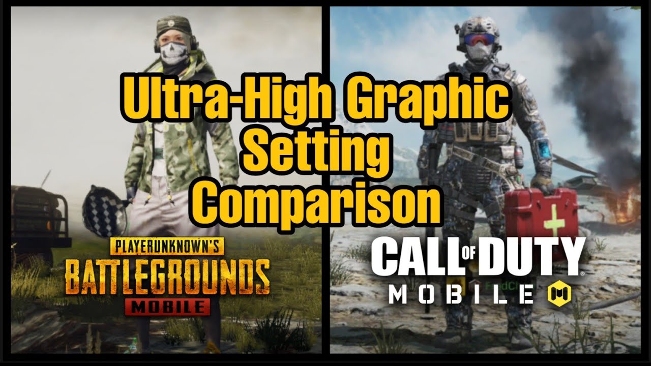 PUBGM vs CODM Ultra Graphic Comparison - YouTube