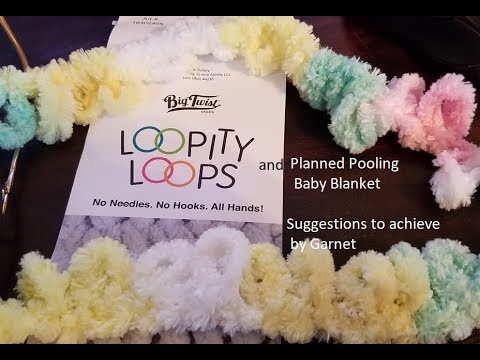 Mixing Loop Yarn and Planned pooling, Part 1 video of 2 - YouTube