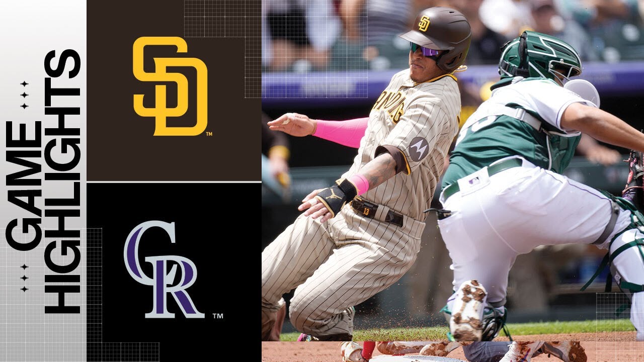 Padres vs. Rockies Game Highlights (6/10/23) | MLB Highlights - YouTube