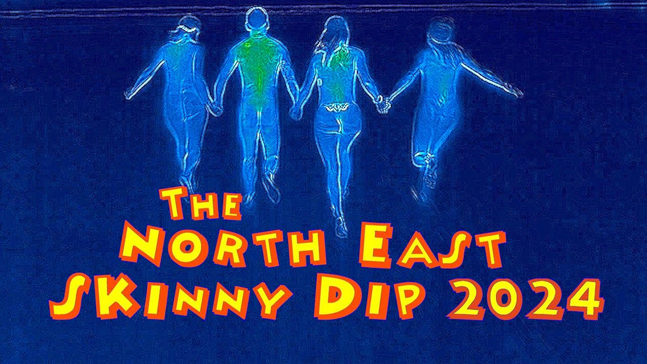 North East Skinny Dip 2024 Thermal Imaging Video - YouTube