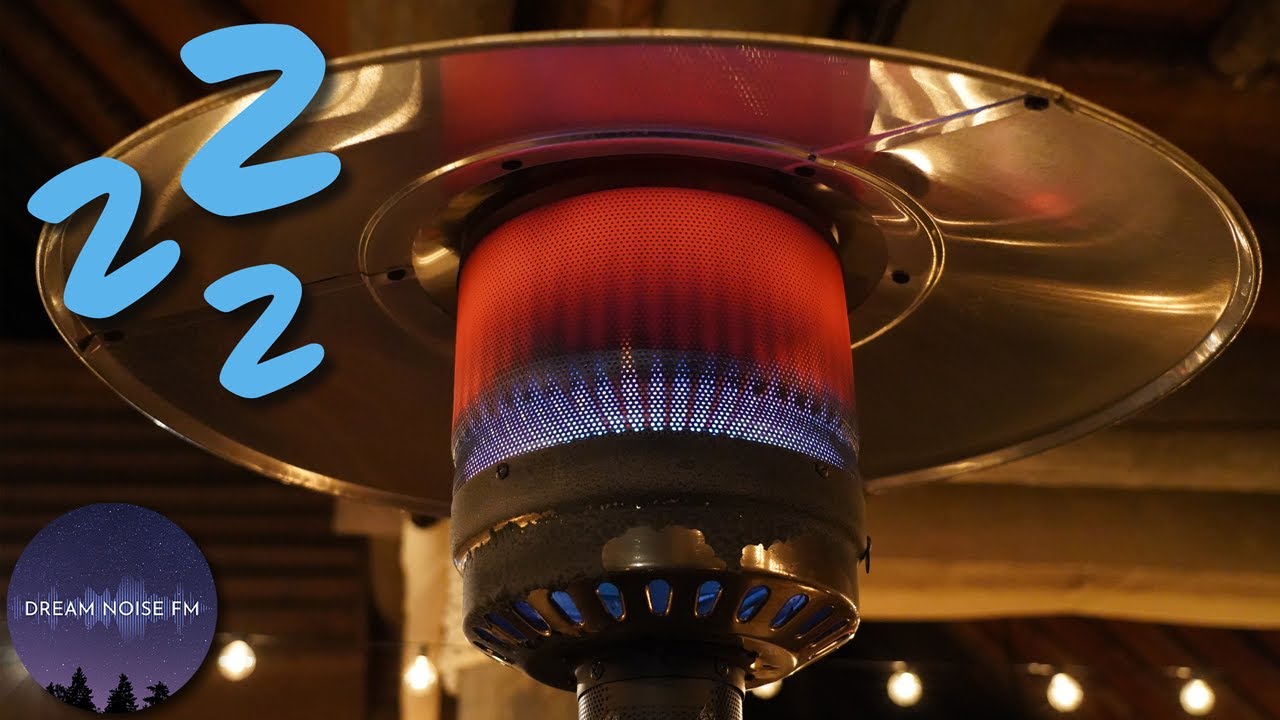 Soft propane gas heater sound for sleep 💤 | Black Screen 10 hours - YouTube