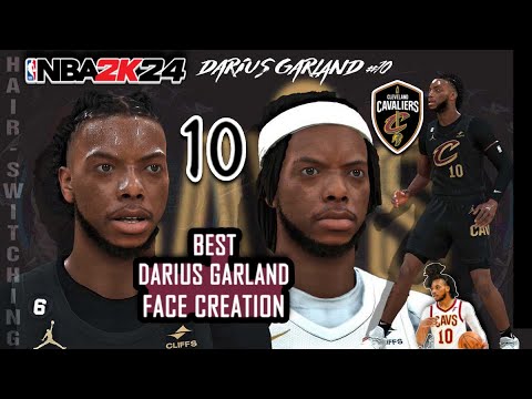 Darius Garland Face Creation In 2K24 - *BEST* Darius Gardland Face ...