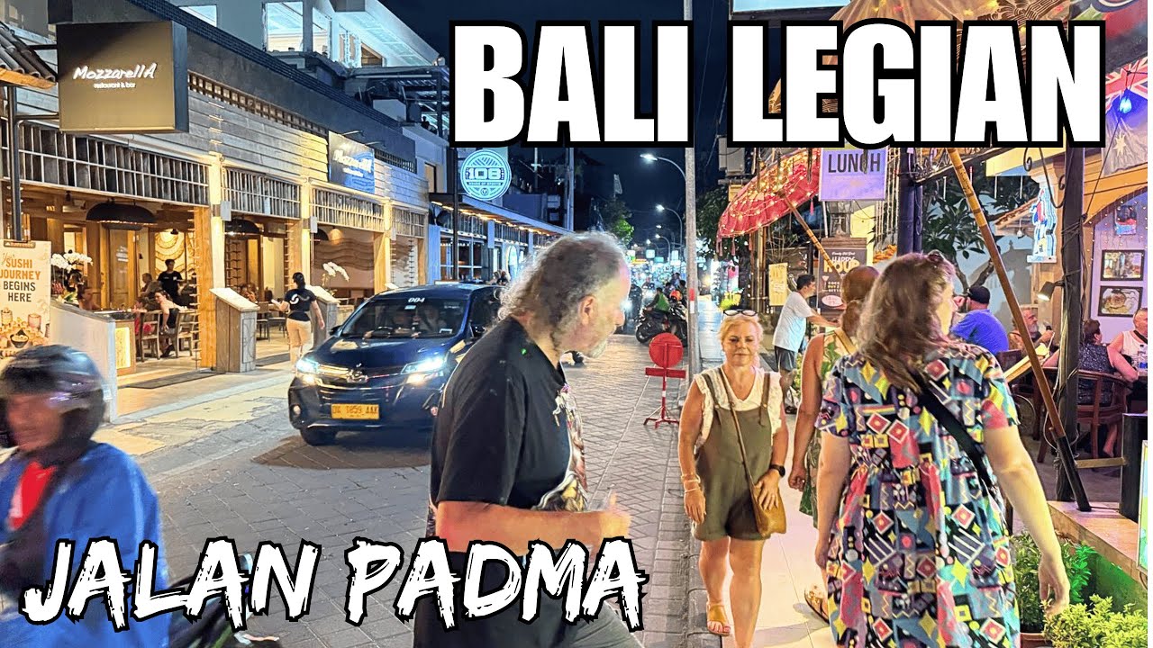 Exploring Bali's Vibrant Nightlife: Legian Street Walking Tour - YouTube