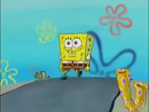 Spongebob is walking - YouTube