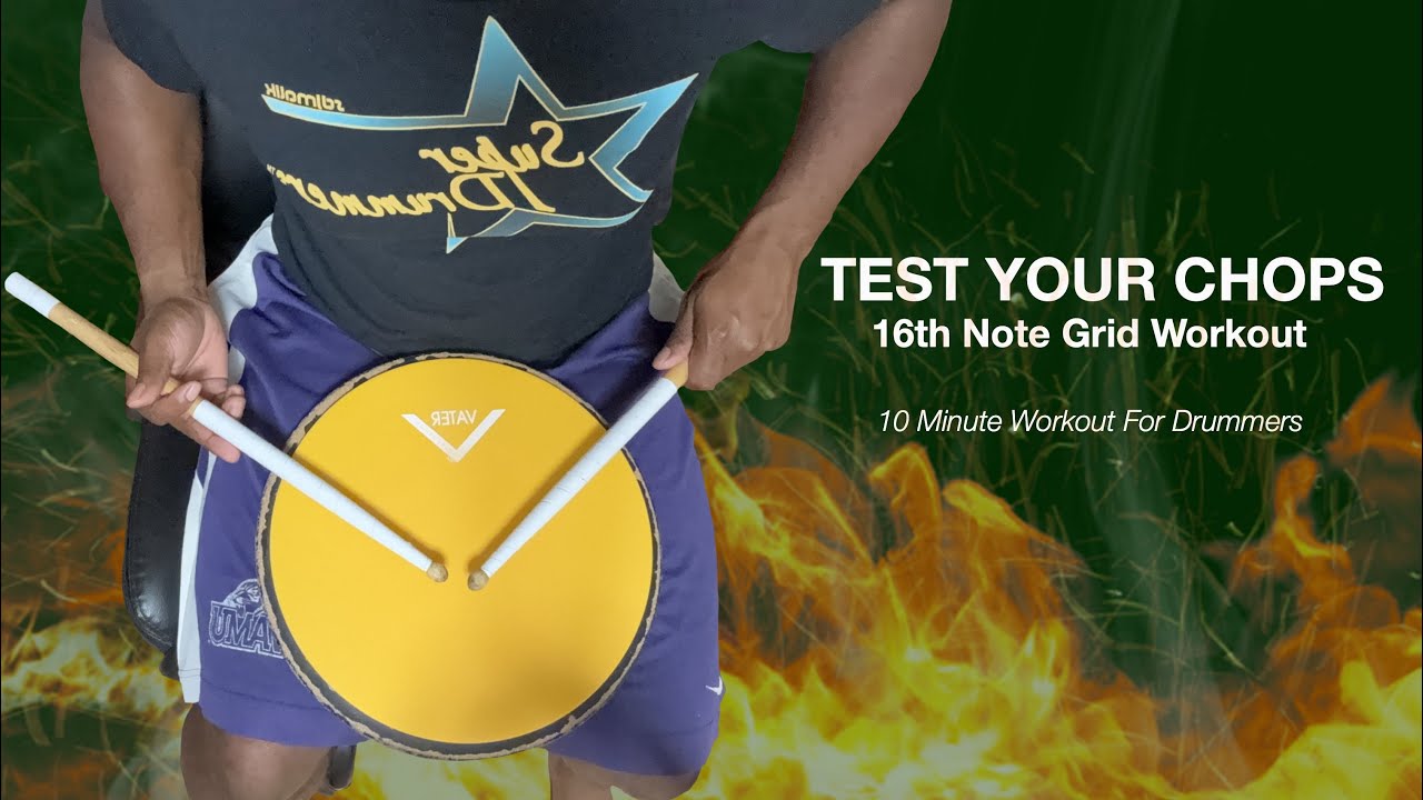 10 Minute Hand Speed + Technique Workout | Play Along Drum Exercise ...