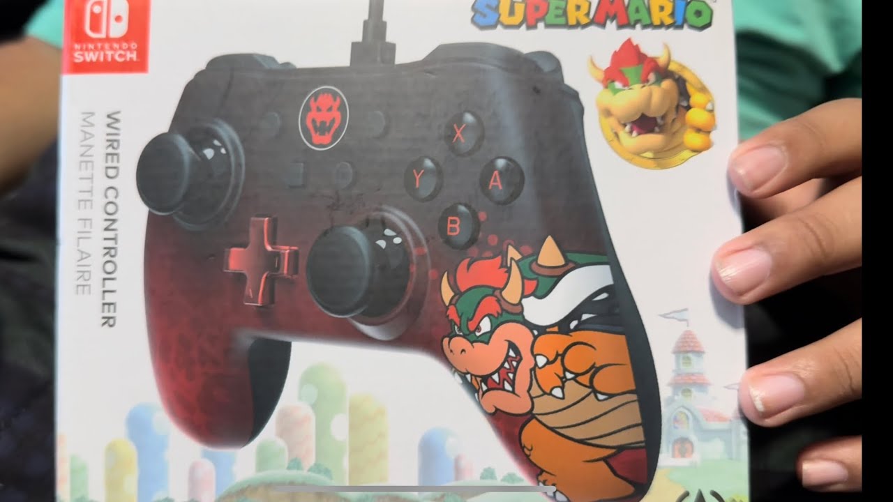 Unboxing a Bowser Nintendo switch controller - YouTube