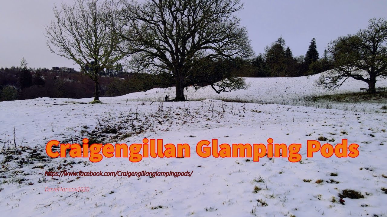 Walk in the Snow At Craigengillan Pods - YouTube