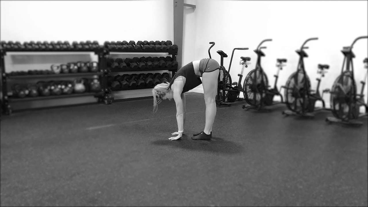 Standing Pike Stretch Toes Heels - YouTube