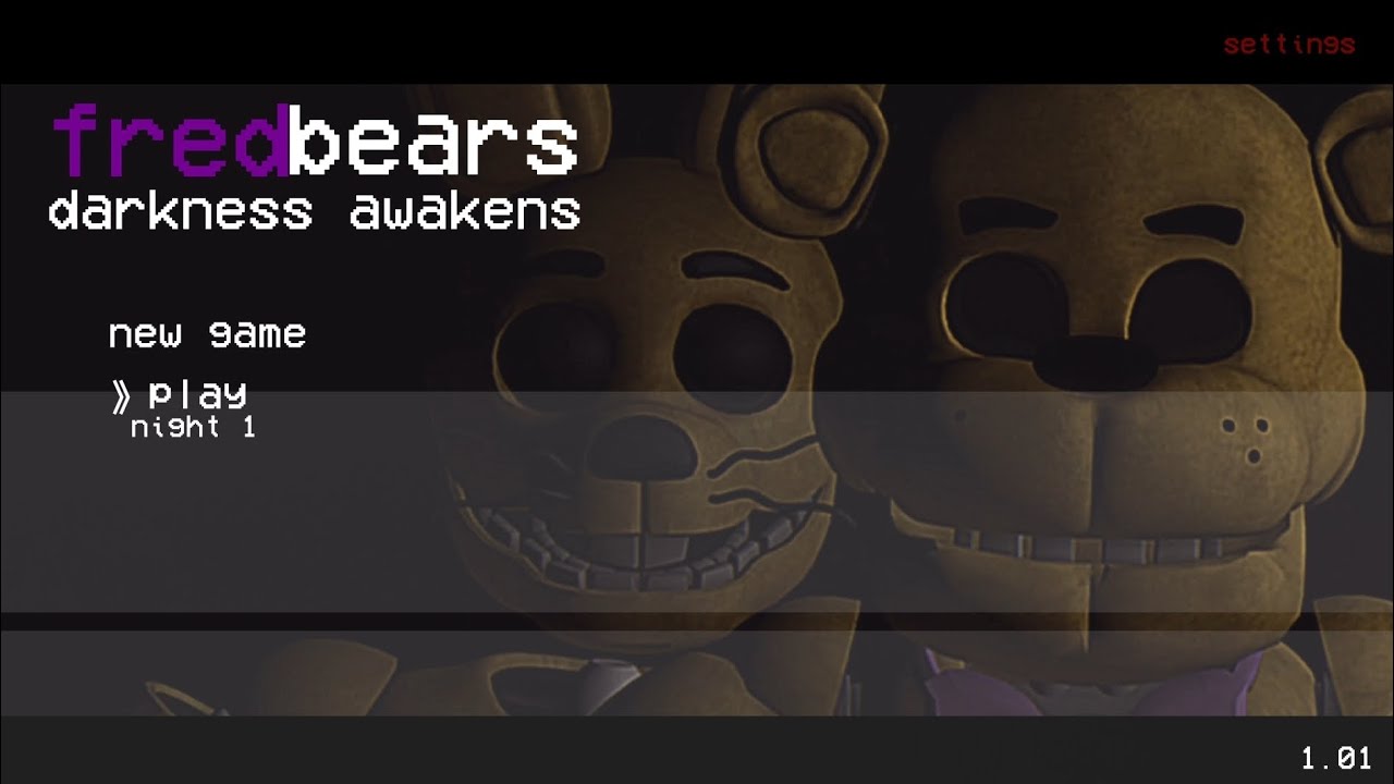 (FNAF/P3D) FNAF style main menu screen - YouTube