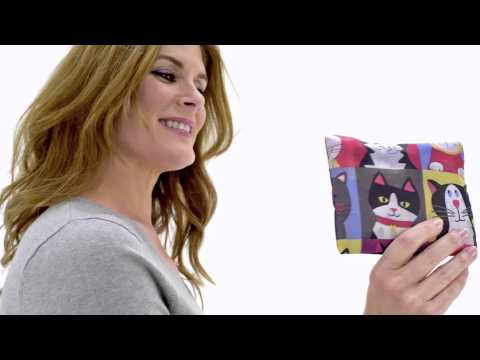 Candid Kitty Compact Shopping Bags - Set of 3