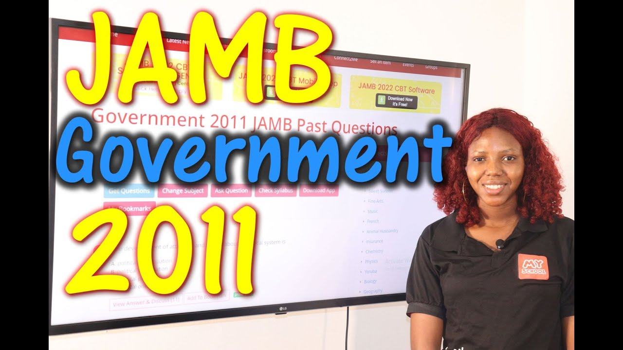 JAMB CBT Government 2011 Past Questions 1 - 25 - YouTube