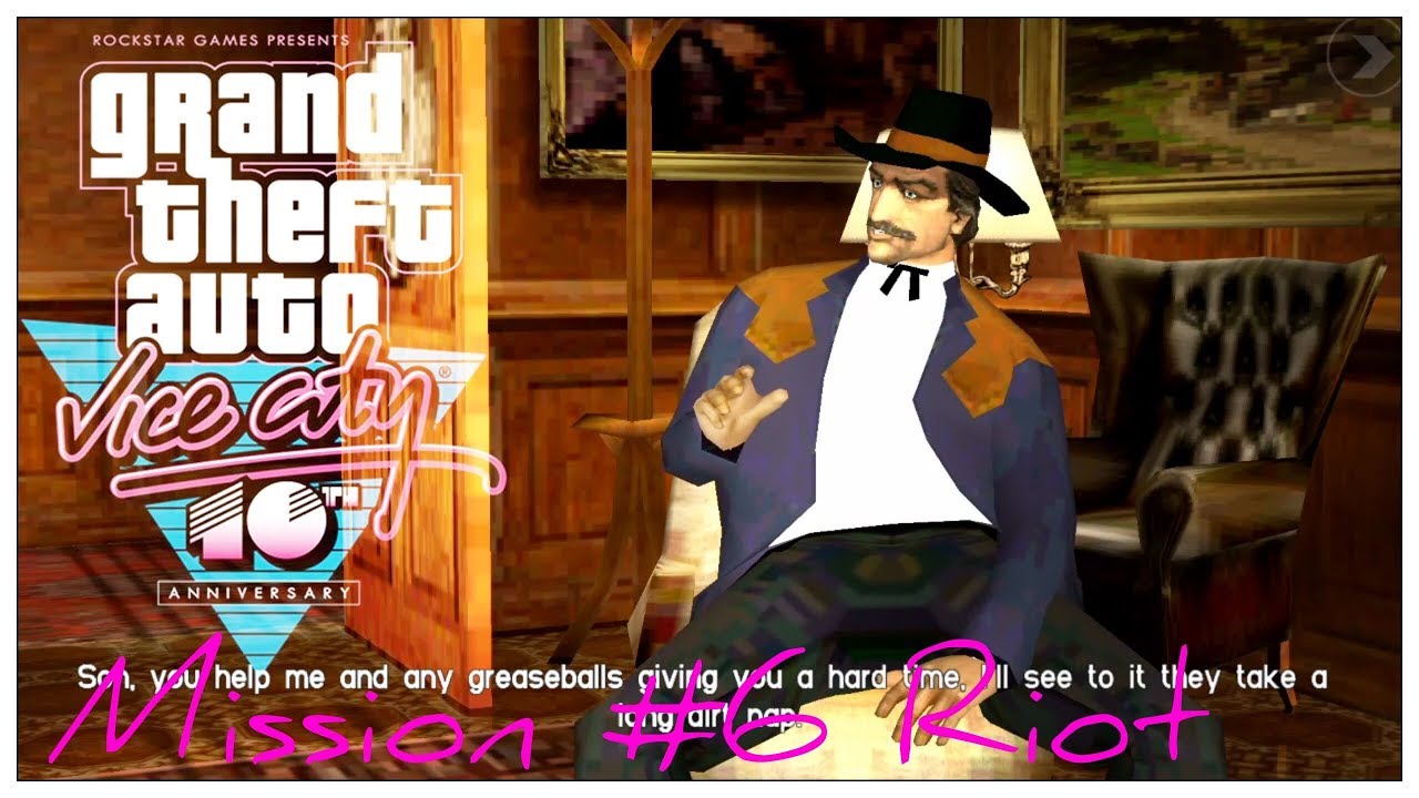 GTA Vice City Mobile - Mission #6 Riot (1080p) - YouTube