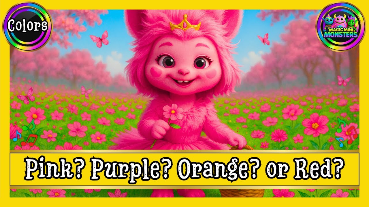 Pink, Purple, Orange, or Red? | Flower Colors Song | Magic Mini ...