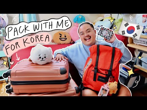 PACK WITH ME FOR KOREA 🇰🇷🫶🏻✨