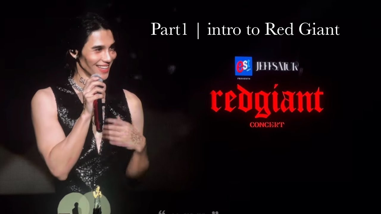 [4K] PART 1 | intro to Red Giant | Jeff Satur Red giant Concert Day 2 ...