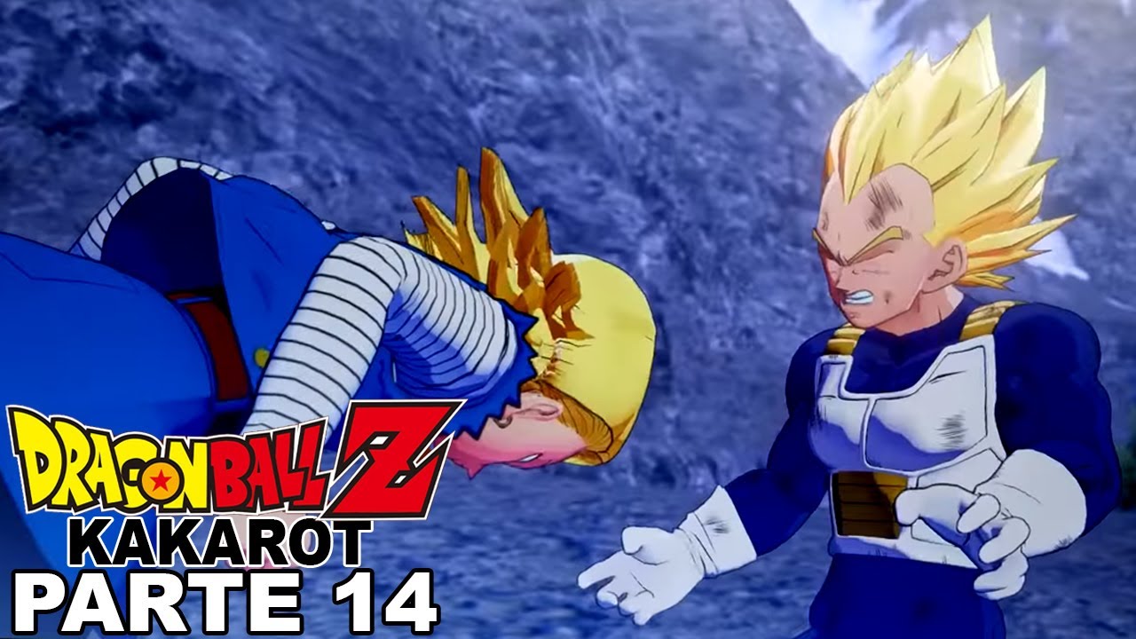 VEGETA VS ANDROID 18 DRAGON BALL Z KAKAROT PARTE 14 | DBZ Kakarot ...