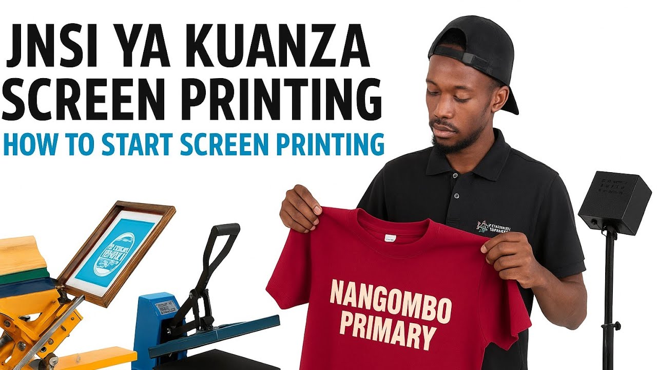 Watch how I create a clean and professional one color screen print from ...