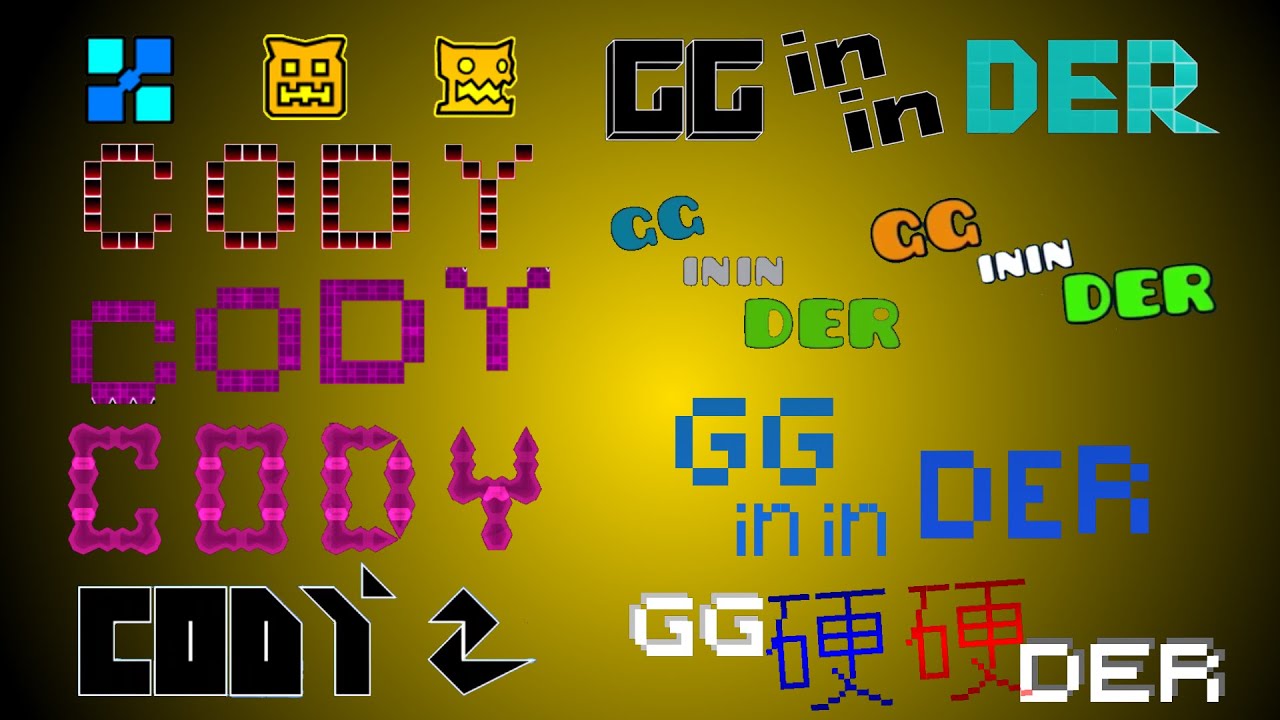 Geometry Dash- All of Cody's Levels - YouTube