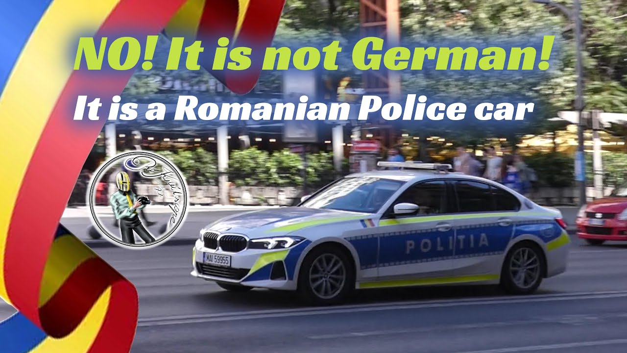 The newest car in the Romanian Police force: BMW 320i xDrive - YouTube