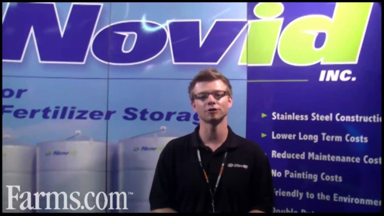 Novid Inc., Stainless Steel Liquid Fertilizer Storage Tanks - YouTube