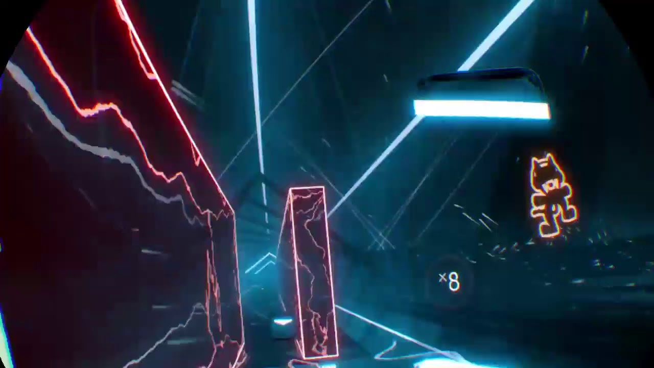 Vr Beat Saber live #5 Learning Crab Rave Expert + - YouTube