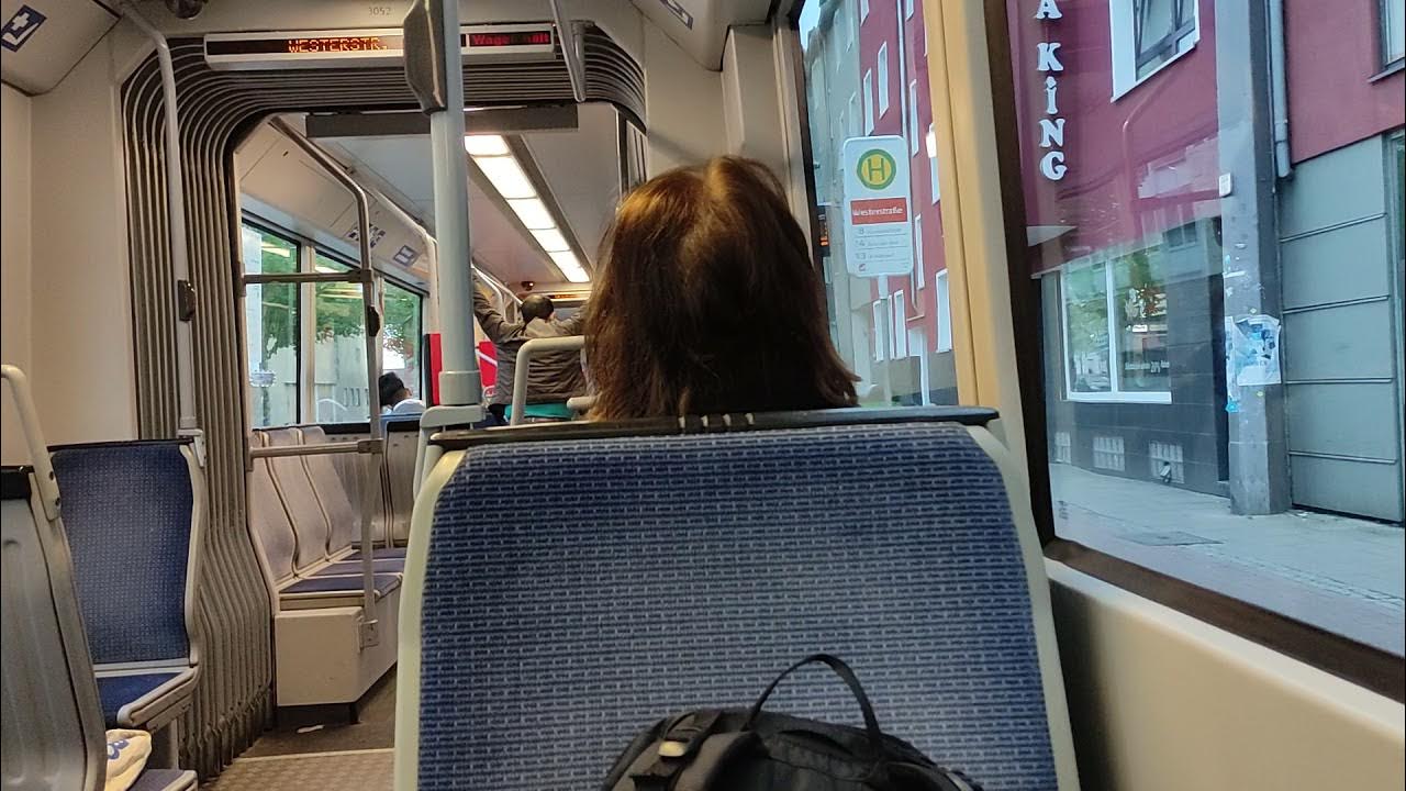 BSAG Bremen Mitfahrt Linie 8 (Strassenbahn/Von Norderländer Str bis Schüsselkorb/GT8N) - YouTube