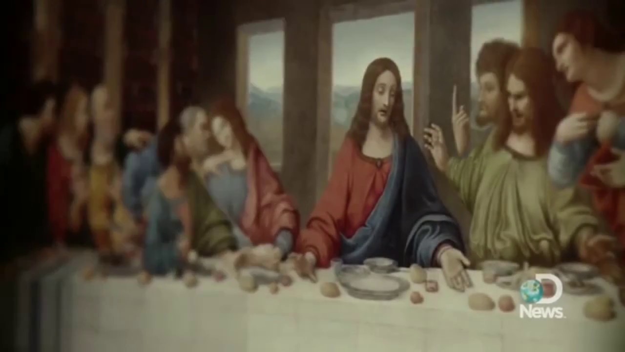 DaVinci's Shadow Found In Last Supper - YouTube
