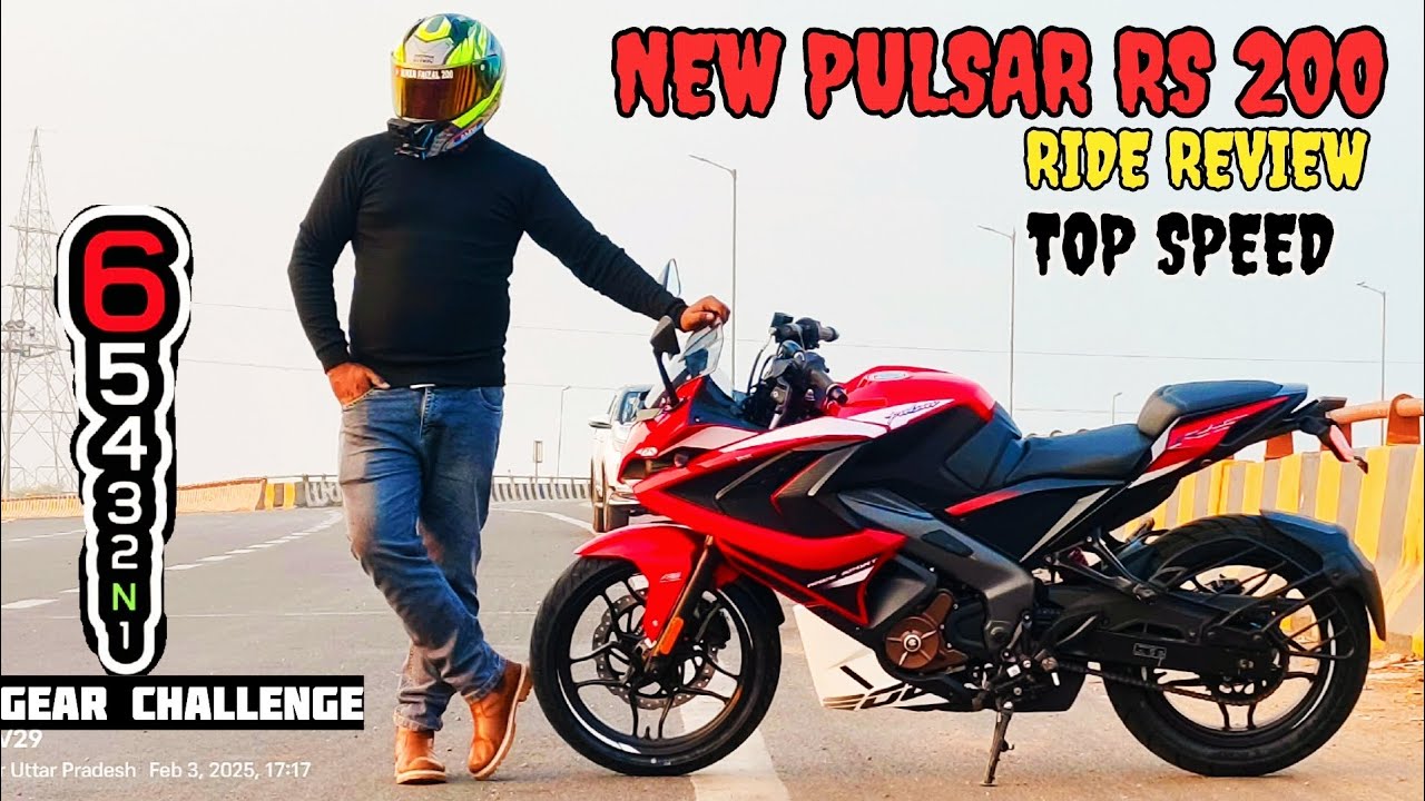 2025 New Bajaj Pulsar Rs 200 | Top Speed Test | Detailed Review| on ...