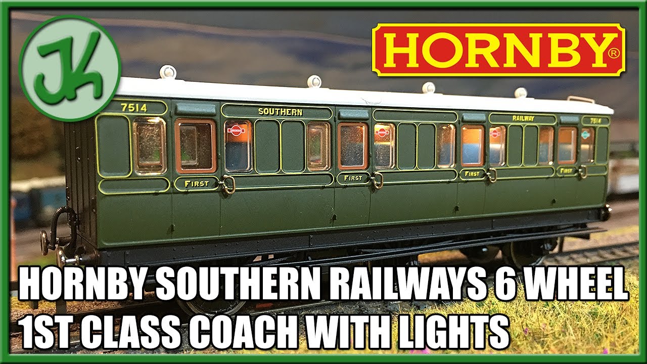 Hornby All-New 2021 Range 6 Wheel Pre-Grouping Coach With Lights ...
