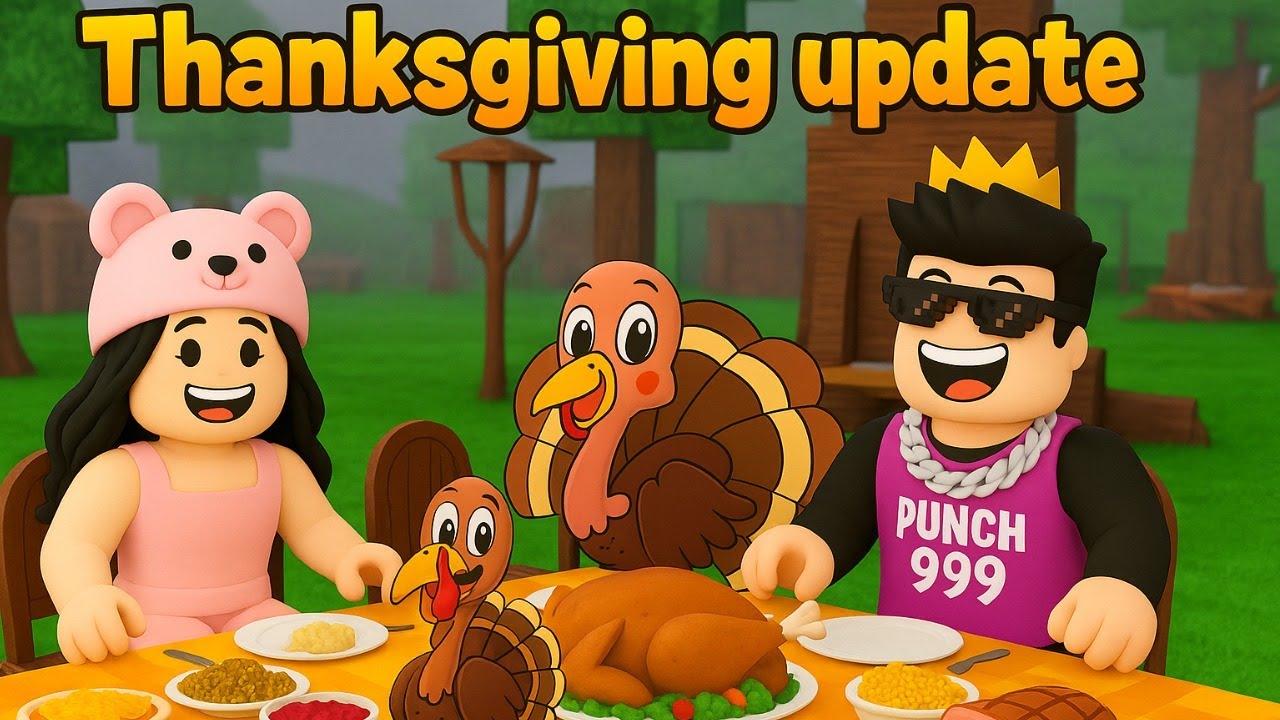 New Thanksgiving Update + Cutscene in 99 nights in the Forrest - YouTube