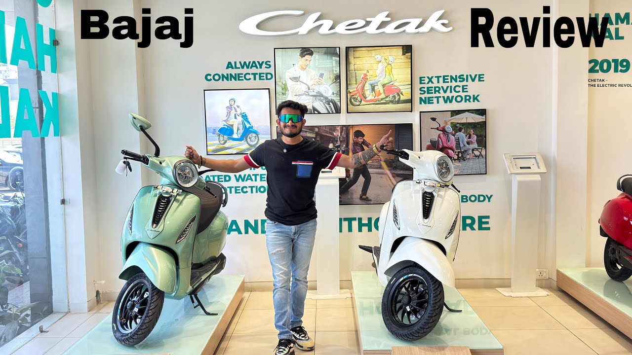 Bajaj chetak electric moped 3501 Review :- Is this the best electric ...