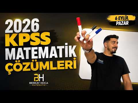 2026 KPSS LİSANS MATEMATİK ÇÖZÜMLERİ I EN ZOR KPSS SINAVI