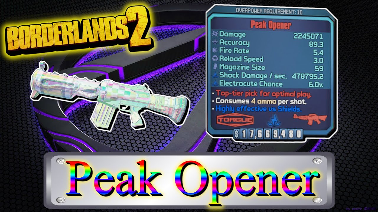 Effervescent Item Guide | Peak Opener | [Borderlands 2] - YouTube