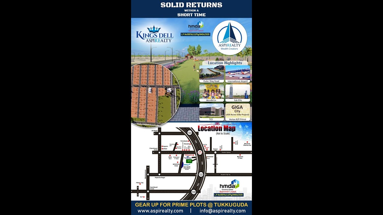 INVESTMENT PLOTS IN PROPOSED HMDA LAYOUT IN TUKKUGUDA NEAR SHAMSHABAD ...