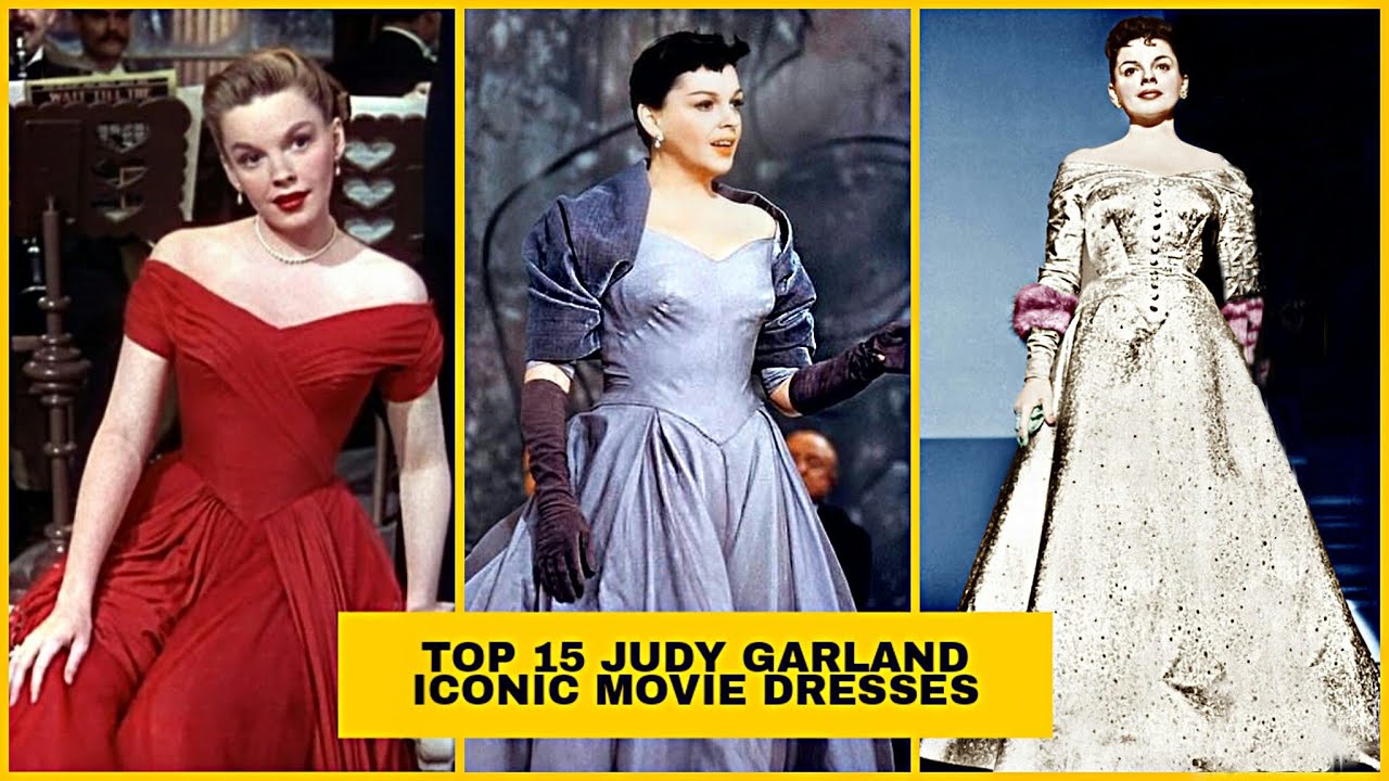 Top 15 Most Iconic Judy Garland Movie Outfits - YouTube
