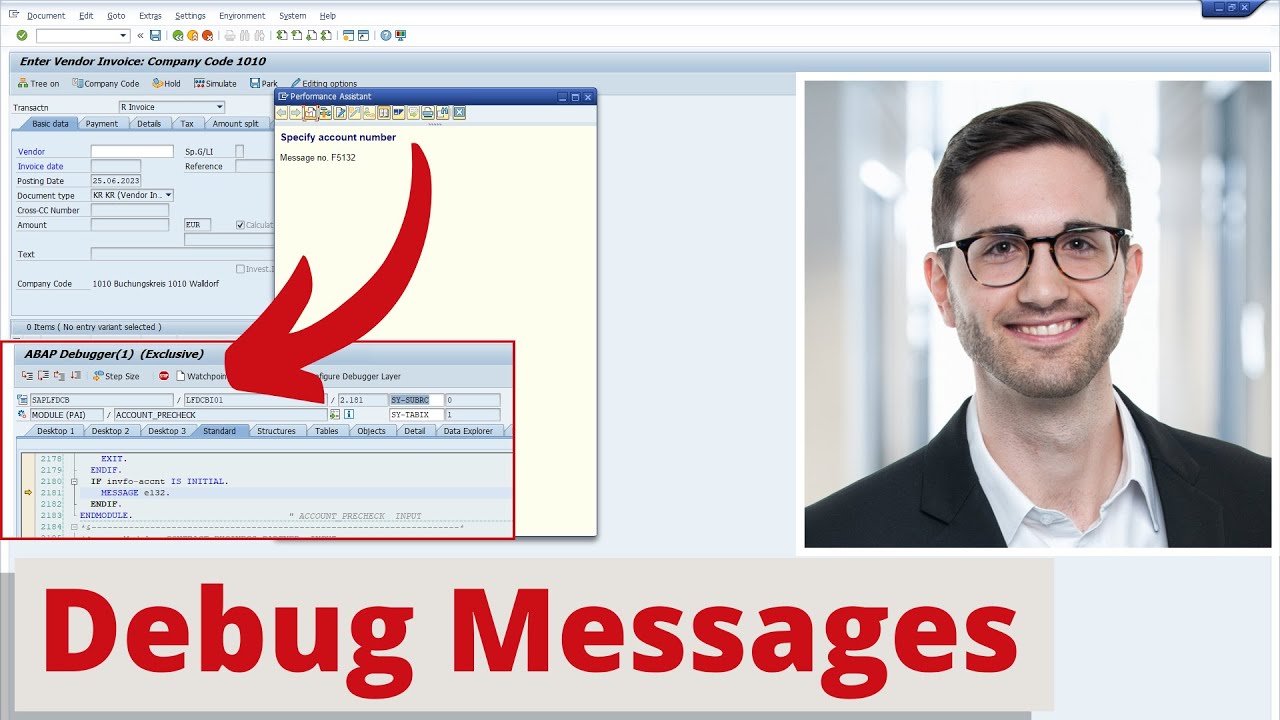 Clever ABAP Debugging Tips for Messages | Debug Messages - YouTube Clever ABAP Debugging Tips for Messages | Debug Messages - YouTube