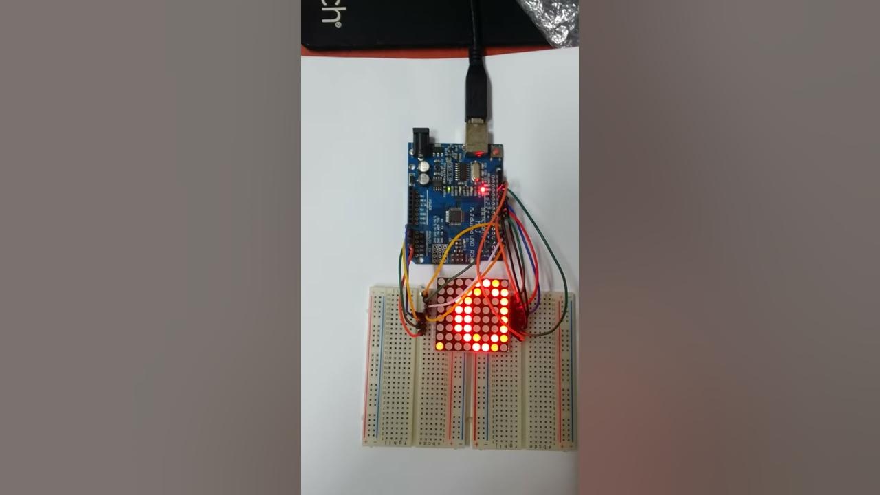 1588BS Dot Matrix & Arduino - YouTube
