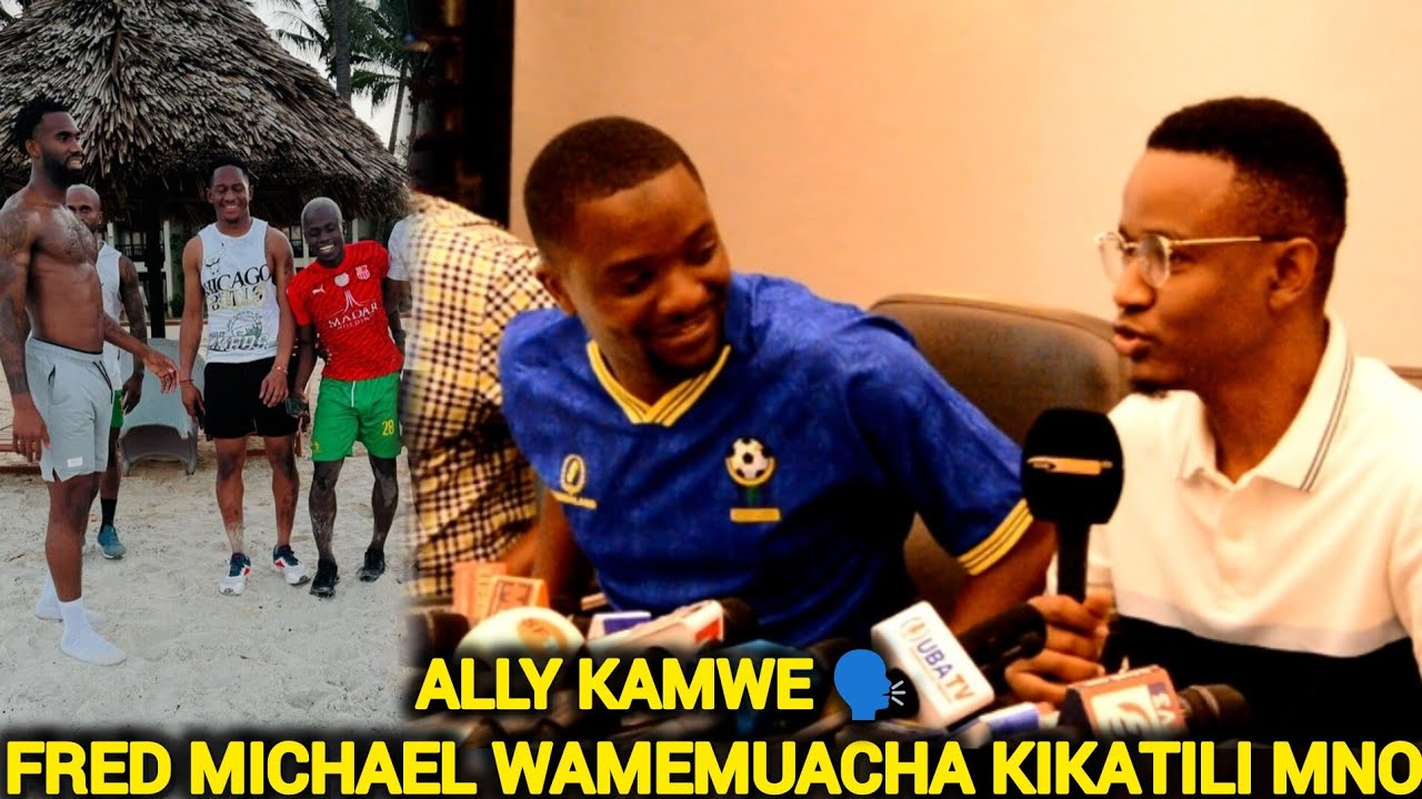 ALLY KAMWE ATEMA CHECHE MCHEZAJI WA SIMBA FRED MICHAEL KUONEKANA AKIFANYA MAZOEZI NA PACOME,YAO ...