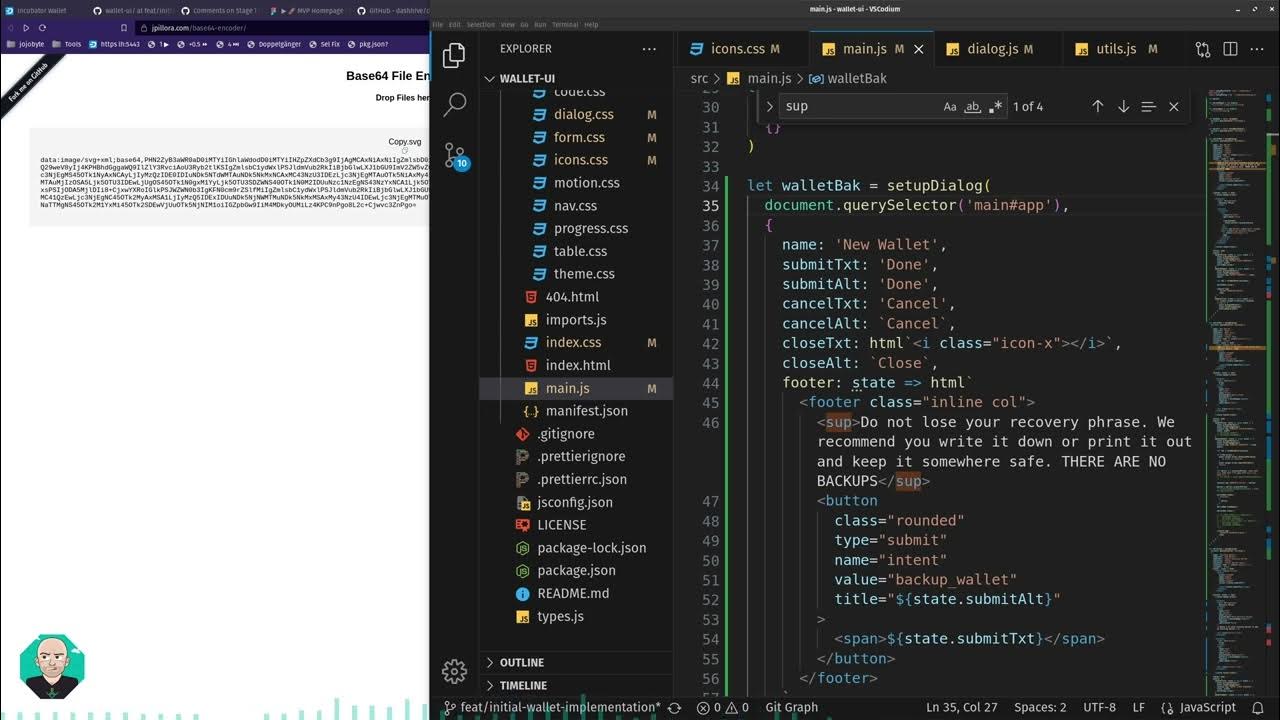 🎯 Uhh Phrasing 📦 Ð Incubator Wallet 🗃️ Html Javascript And Css 📺 Episode 8 Youtube