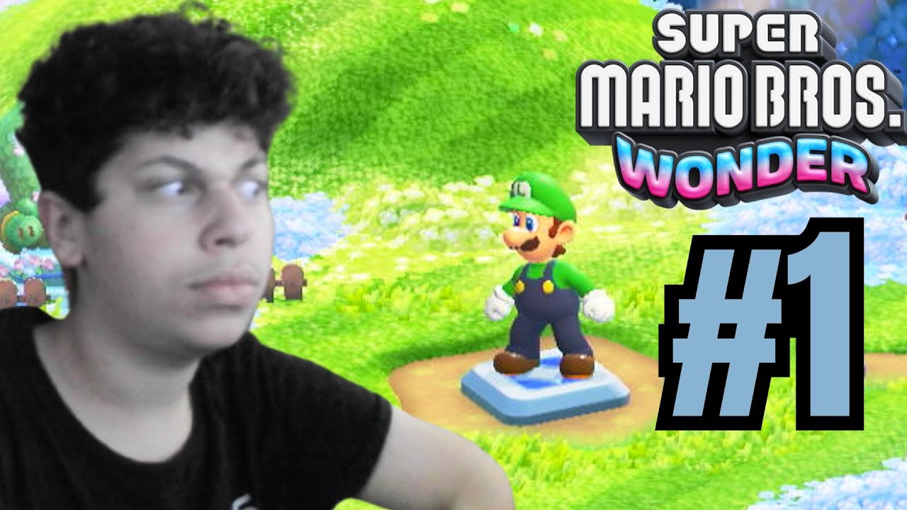 LUIGI GET'S HIGH|SUPER MARIO BROS WONDER #1 - YouTube