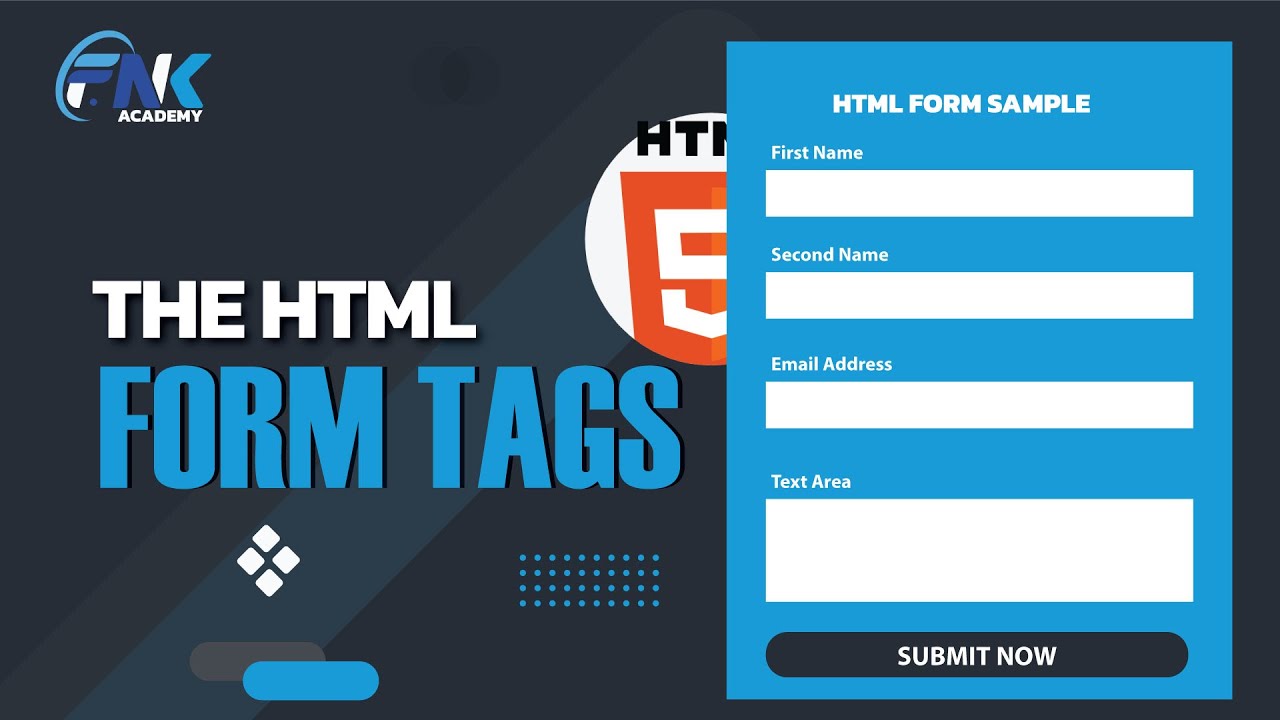 Learn the basic html form tags in less than 5 minutes - YouTube
