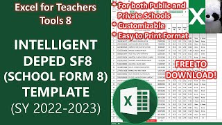 Intelligent Deped Class Record Template Sy 2022 2023 Excel For Teachers ...