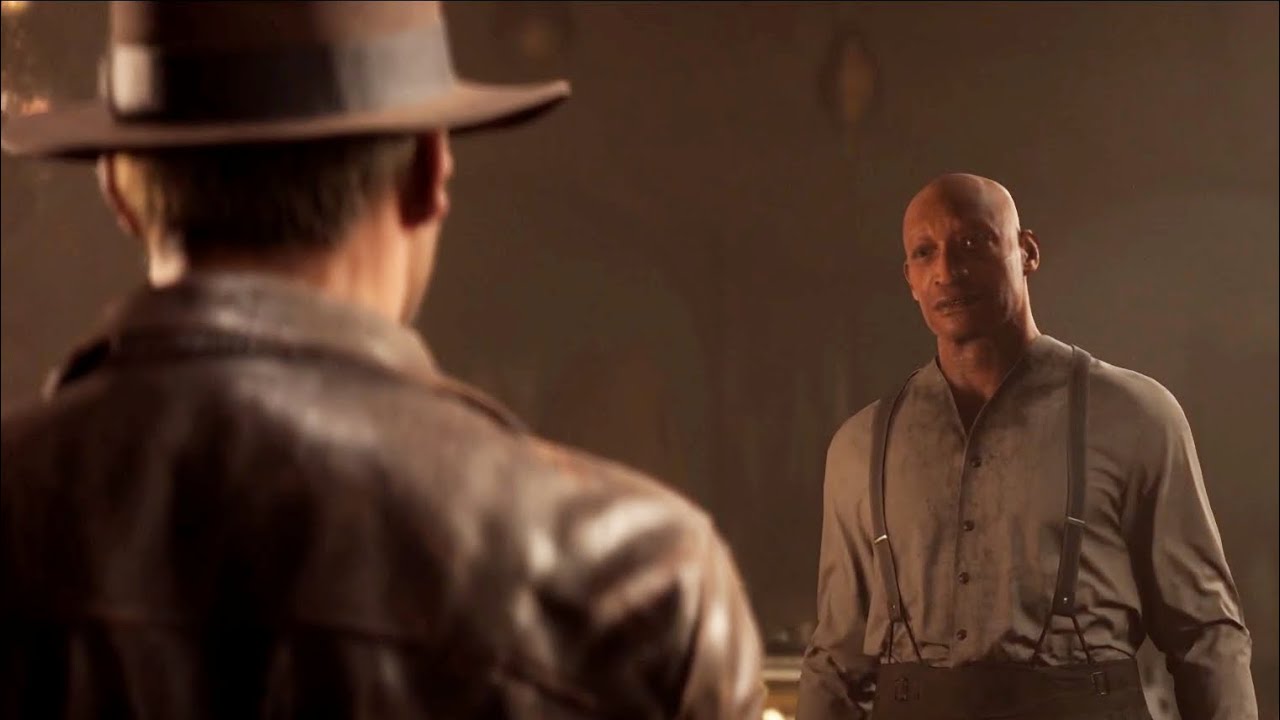 Locus (a big giant) fight with Indiana: Indiana Jones and the Great ...