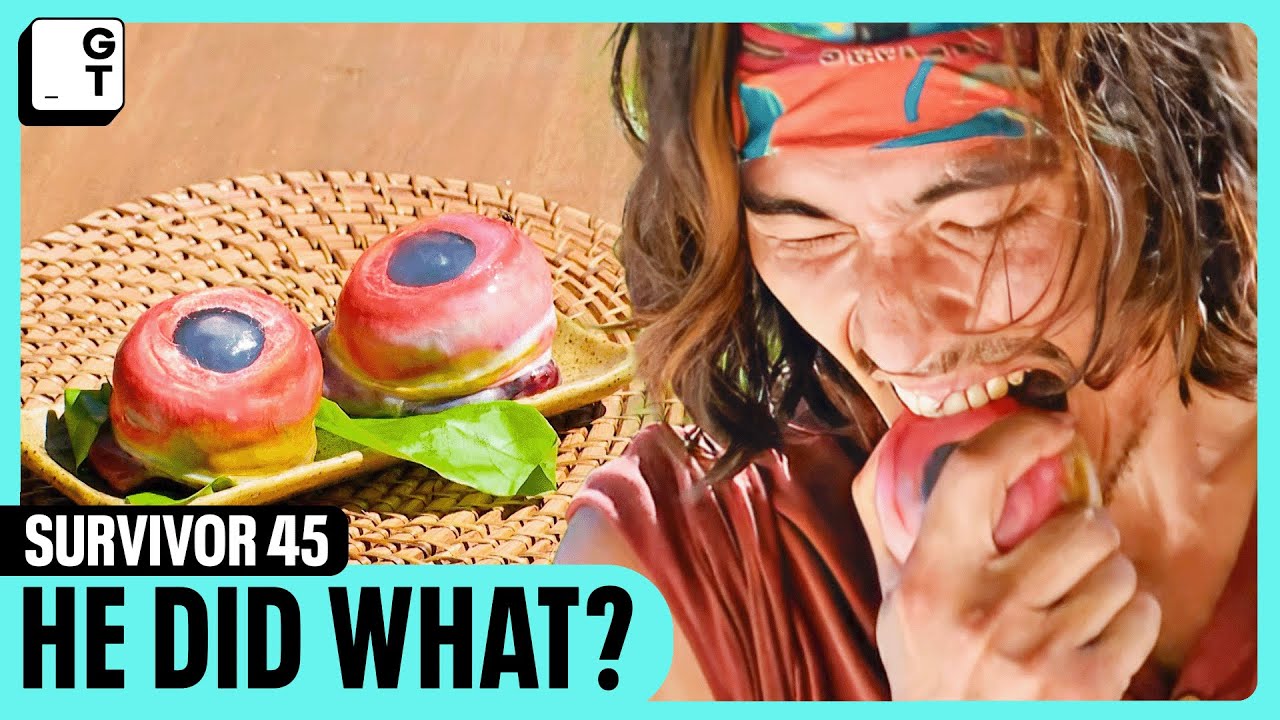 Austin Eats a Fish's Eyes | Food Auction Pt. 2 | SURVIVOR S45 E8 - YouTube