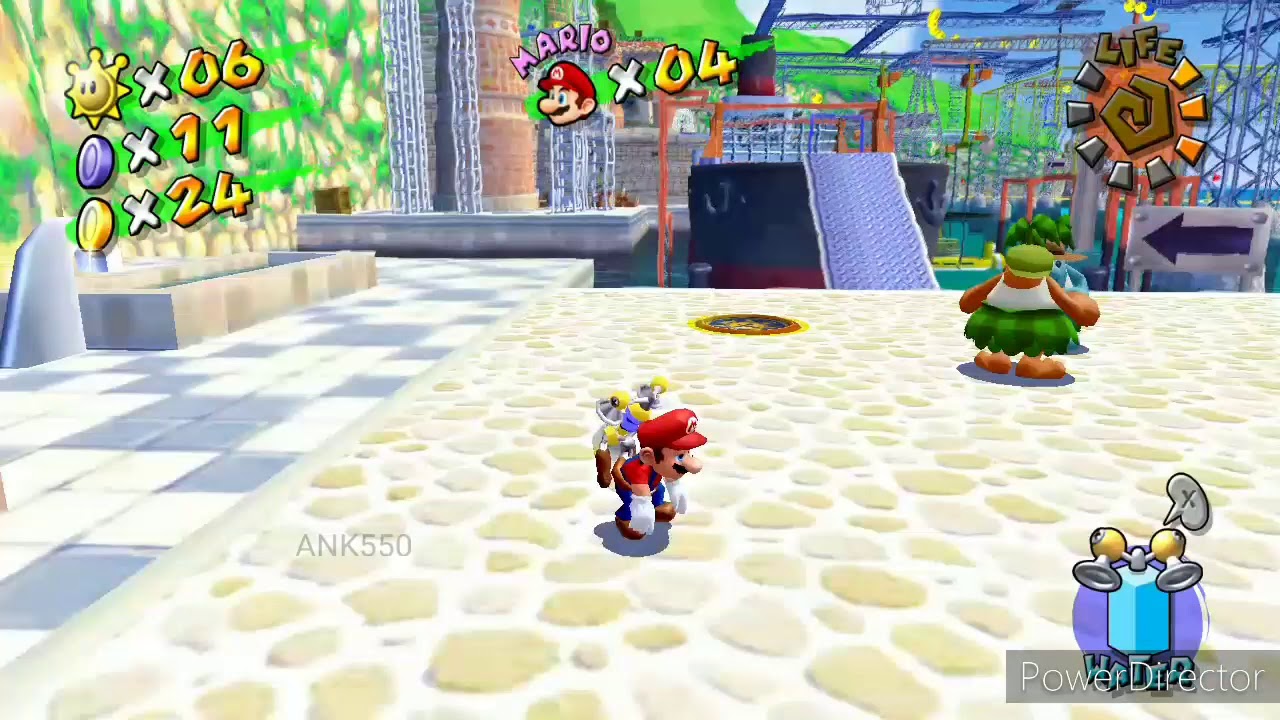 Super Mario Sunshine (3D ALL STARS) 3-1 Low Health and Death - YouTube