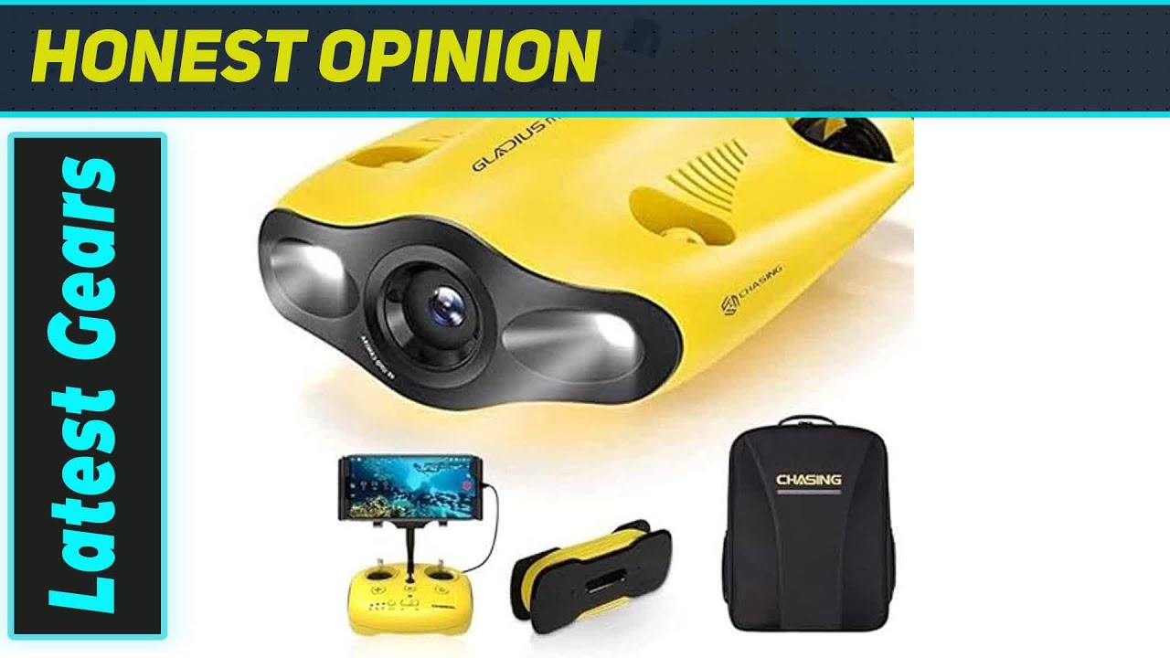 Exploring Depths with the 5-Thruster Mini Underwater Drone - YouTube